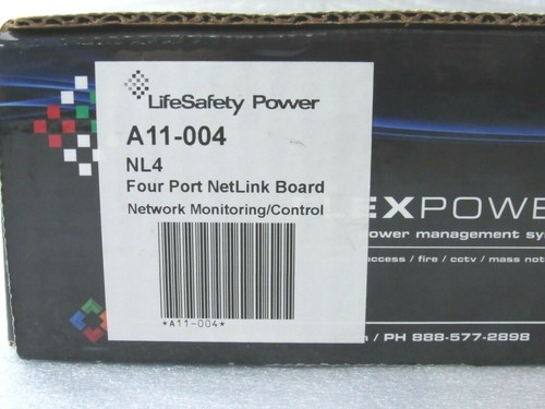 LifeSafety Power A11-004 NL4 Four Port NetLink Board [CTOKT] | eBay