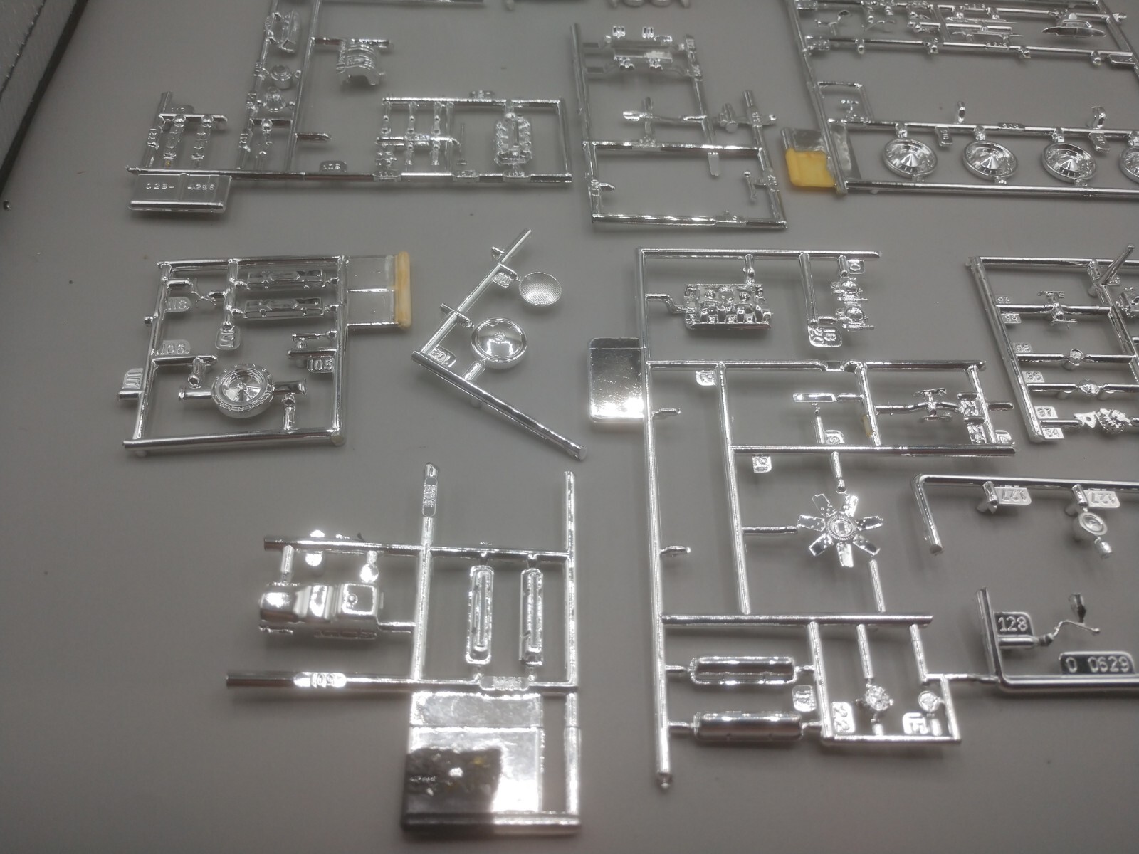AMT Revell monogram 1/24 1/25 Assortment Chrome Junkyard Plastic Model ...