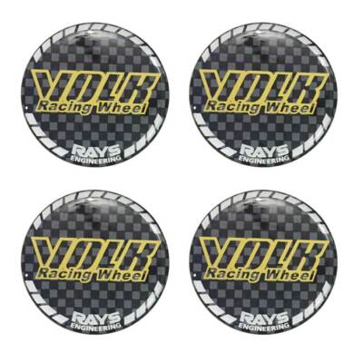 1set/4Pcs. VOLK Racing Sticker Rasin 43/ 48/ 50/ 52/ 54/ 60MM. Decal ...