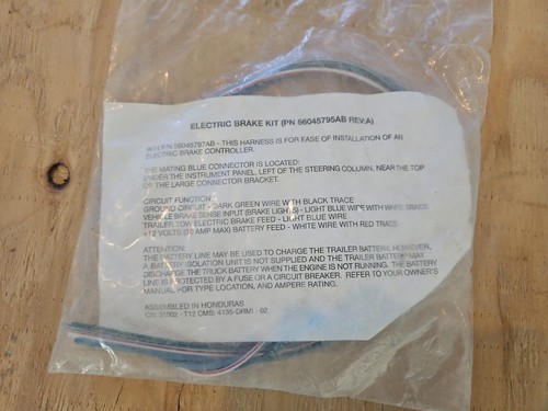 NEW DODGE ELECTRIC BRAKE KIT PN 56045795AB REV:A NIP | eBay