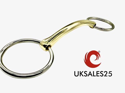 Loose Ring Straight Bar Mullen Mouth Snaffle Bit (UKSALES25®)*SAME DAY ...