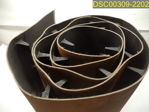 Conveyor Belt With Rubber Paddles 18" Wide, 2" tall Paddle, 171 3/8 ...