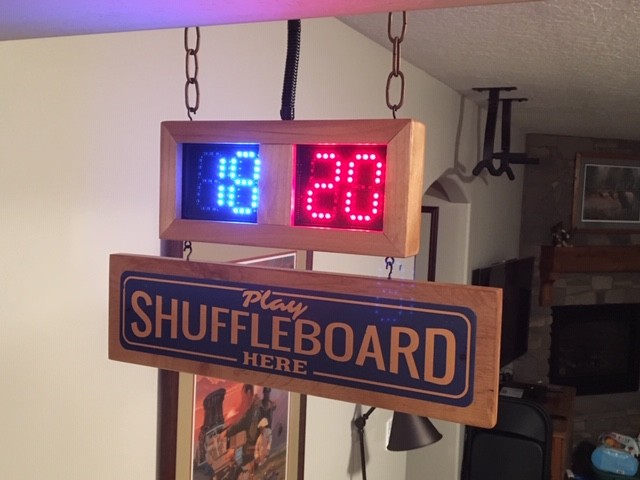 DIY Shuffleboard Scoreboard Kit (Wired Buttons) | eBay