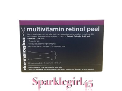 Dermalogica PRO SIZE Multivitamin Retinol Peel (25 treatments) 2mL. NEW ...