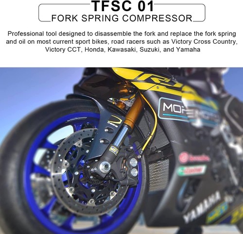 TFSC 01 Fork Spring Compressor Tool for Most Sport Bikes Road Racers ...