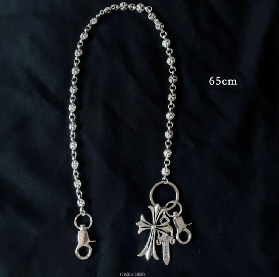 Cross Pants Wallet Chain Biker Trucker Keychain Jean Key Chain for Men ...