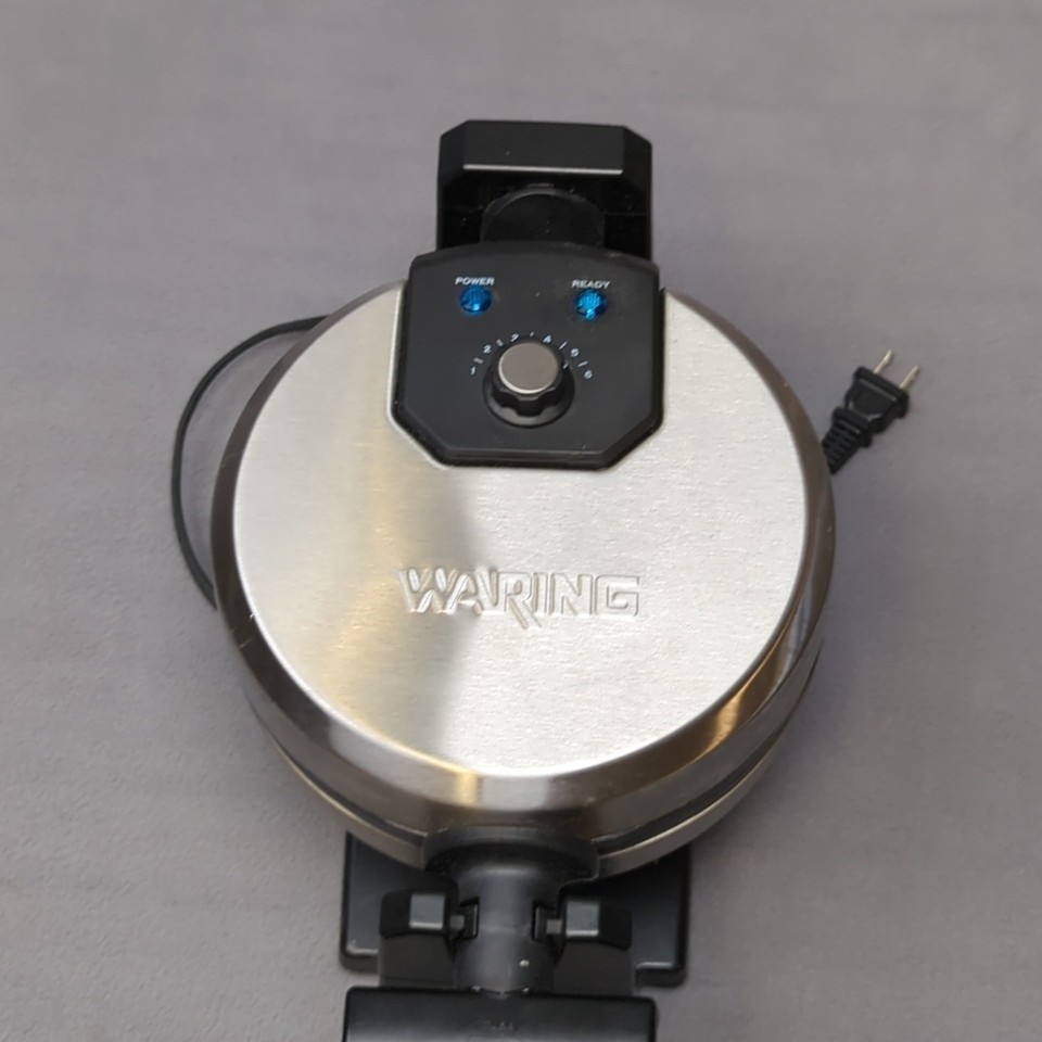 Waring Professional Belgian Waffle Maker Model# WMK200 Stainless Steel ...