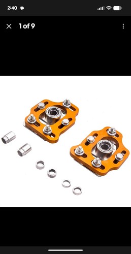 Camber Upper Plates for Ford Mustang 1979-1989 Coilover Top Mount ...