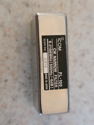ICOM CW NARROW FILTER FL 100 FOR IC 706 756 746 718 | eBay