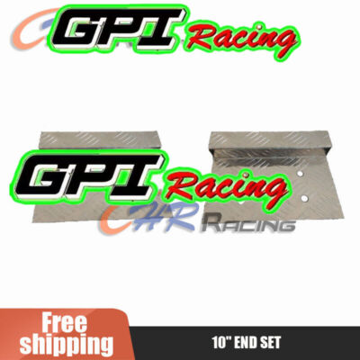 DIAMOND PLATE ALUMINIUM LOADING RAMP END KIT TRUCK BED RAMP ATV 10" END ...