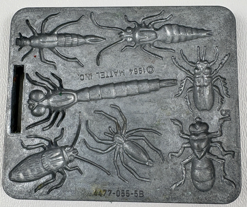 1964 Mattel Thingmaker Creepy Crawlers Metal Mold 7 Various Insects ...