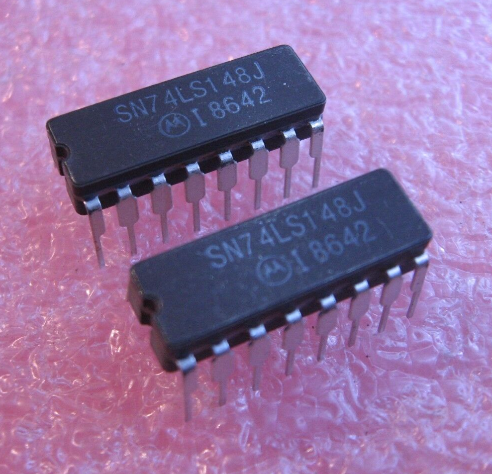 SN74LS148J Motorola Priority Encoder TTL IC Ceramic 74LS148 74148 - NOS ...