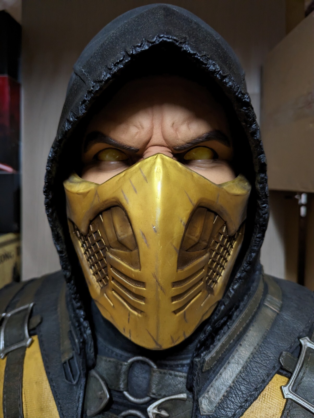 Mortal Kombat Scorpion Face Paint