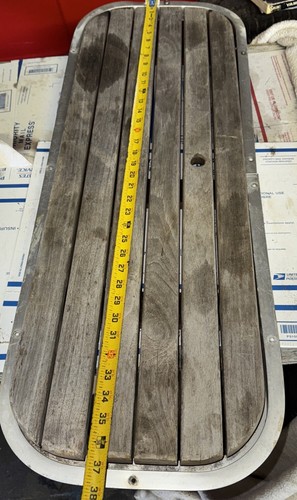 Boat Ski Locker Hatch Door | Teak Measures 37 1/2” By 13 5/8” | eBay