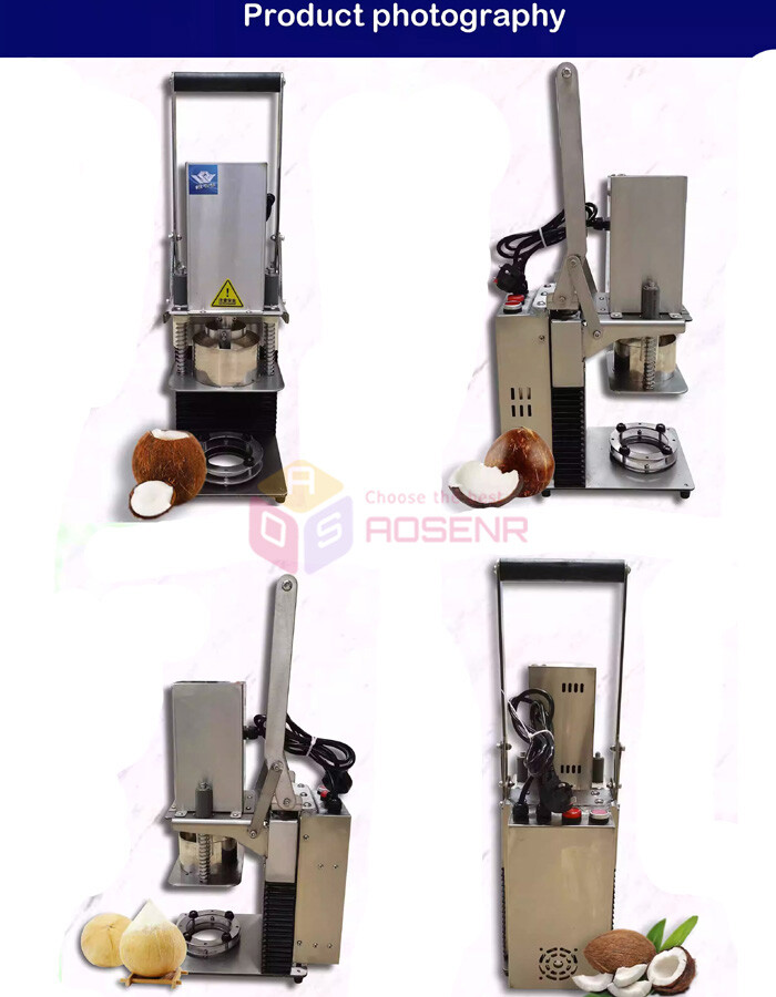 Semi-Automatic Electric Coconut Opening Machine Intelligent Coconut ...