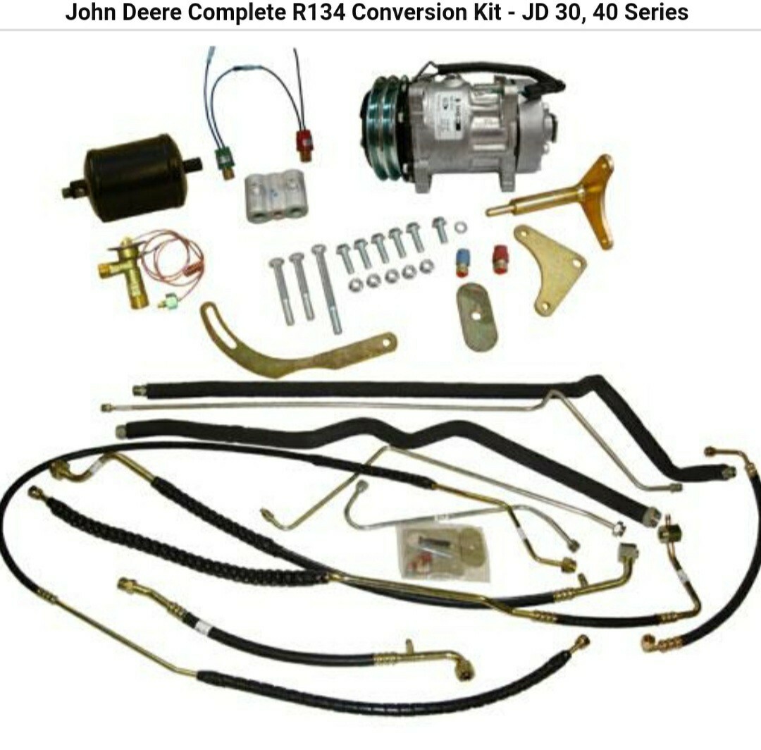 John Deere a/c conversion kit 30/40 series 4430 4440 4240 sanden ...