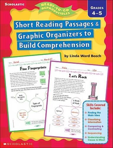 Short Reading Passages & Graphic Organizers to Build Comprehension ...
