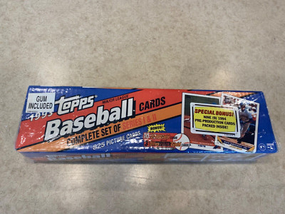 1993 Topps Baseball Sealed Factory Set Complete Derek Jeter RC 1-825 ...