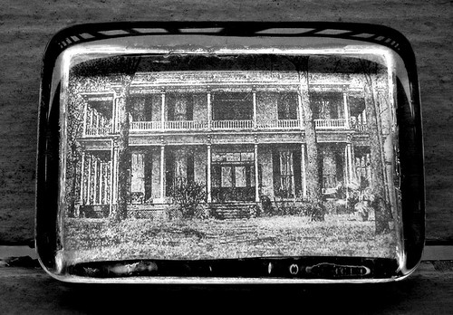 Tyler, Texas Goodman Home Vintage glass paperweight | eBay