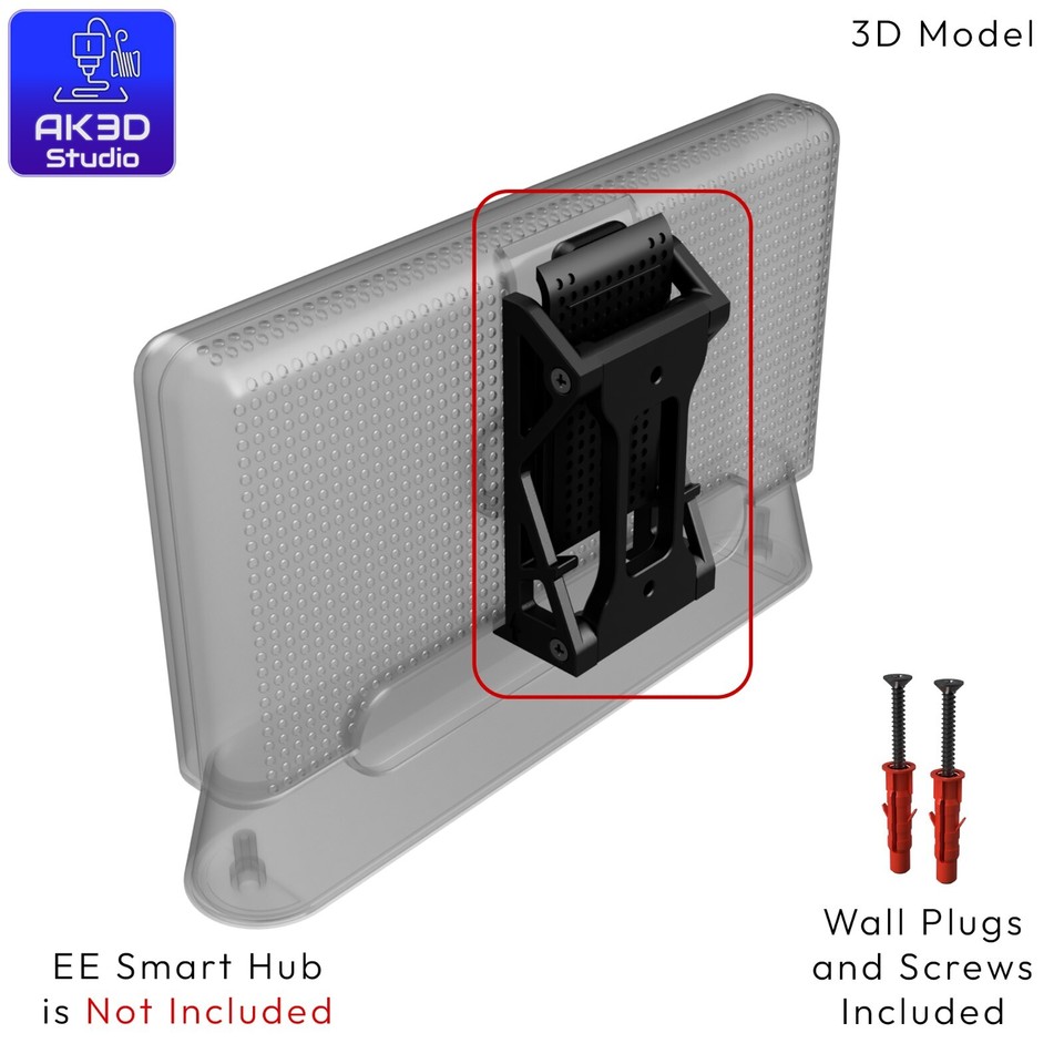EE Broadband Smart Hub Plus SH31B SH32B Wireless Router Wall Mount ...