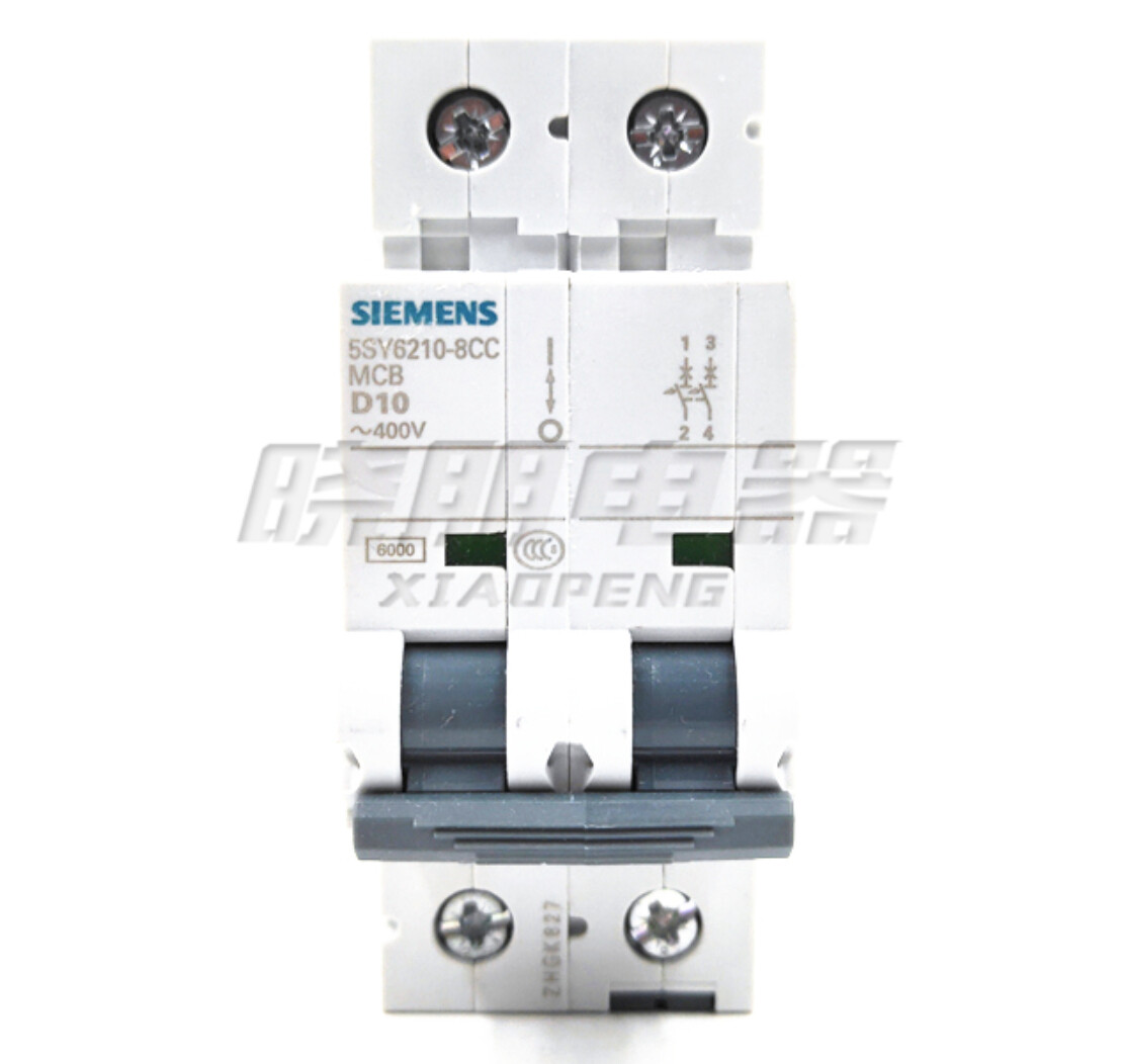 1pcs SIEMENS AC Miniature Circuit Breaker MCB 2P D10 5SY6210-8CC 10A | eBay
