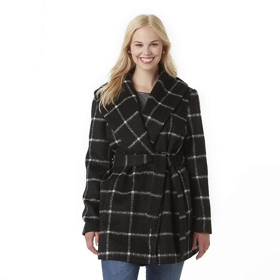 Metaphor New Women's Plus Belted Wrap Coat NWT U Pick Size & Color 1X ...