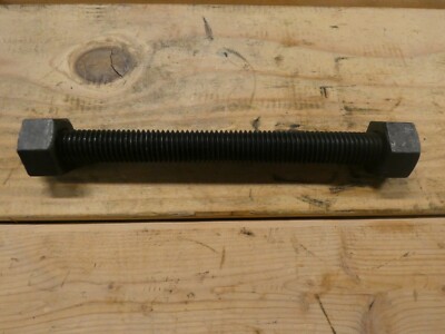 1"-8 x 7 3/4" 8UN Thread A193 Grade B7 Stud w/ 2 Grade 2H Hex Nuts (Lot ...