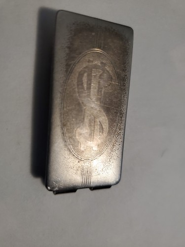 Vintage pat pend. Designer Anson Dollar Sign Sterling Silver Money Tie ...