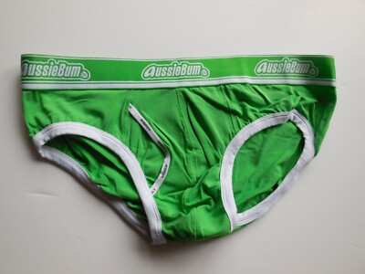 AUSSIEBUM CANDY BRIEFS GREEN LARGE ONLY LEFT | eBay UK
