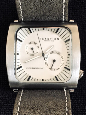 Kenneth Cole RK1087 REACTION Tank Men's Wristwatch | eBay