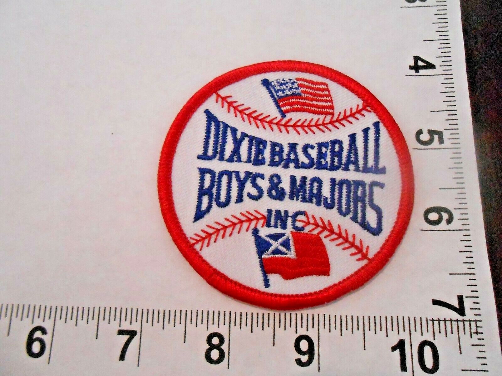 Dixie Baseball Boys & Majors Inc. Patch - 3" x 3" free shipping | eBay