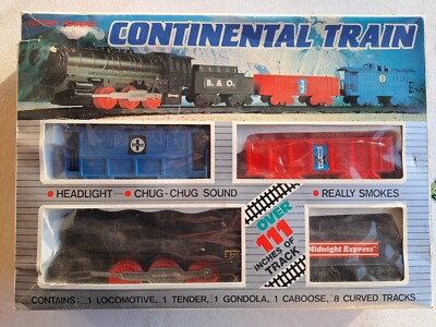 Vintage Battery Powered Continental Train Set No. 1979 Midnight Express ...