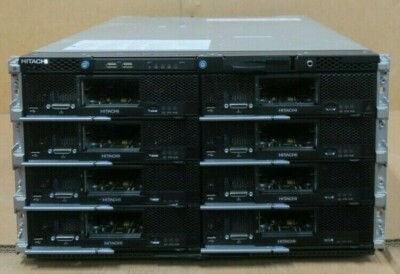 Hitachi Compute Blade CB500 + 8x 520H B1 Servers 16x 6C E5-2640 2.5GHz ...