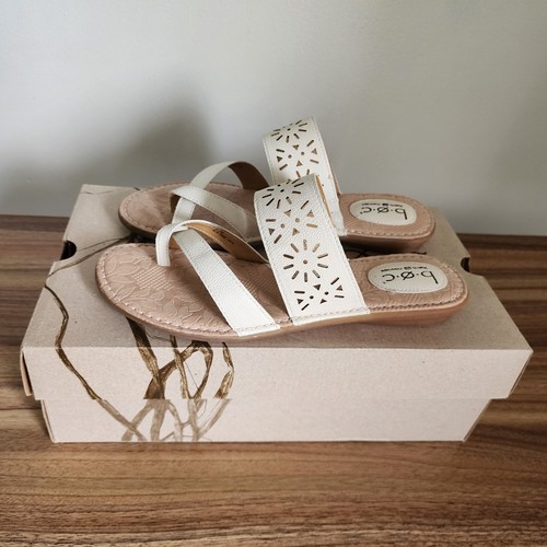 B.O.C Born Concept Womens 10M Toe loop Flat Sandals Slip On Casaba ...