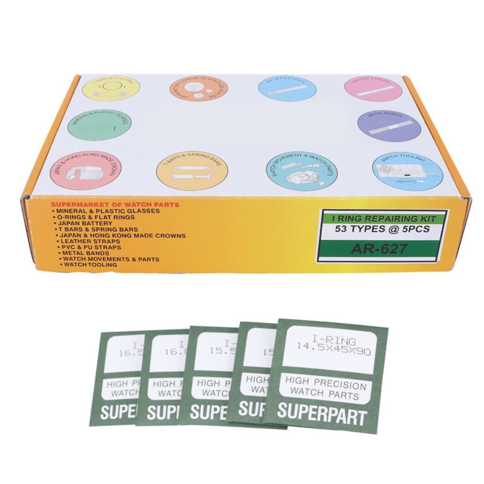 265pcs Waterproof Watch O Ring DIY Gasket Washers Assortment for ...