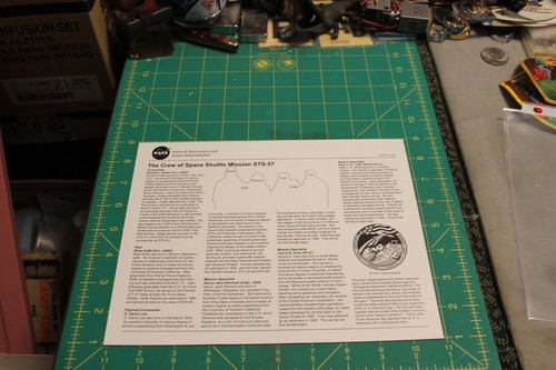 NASA Space Shuttle Endeavour STS 57 Full Crew Autographed Litho | eBay