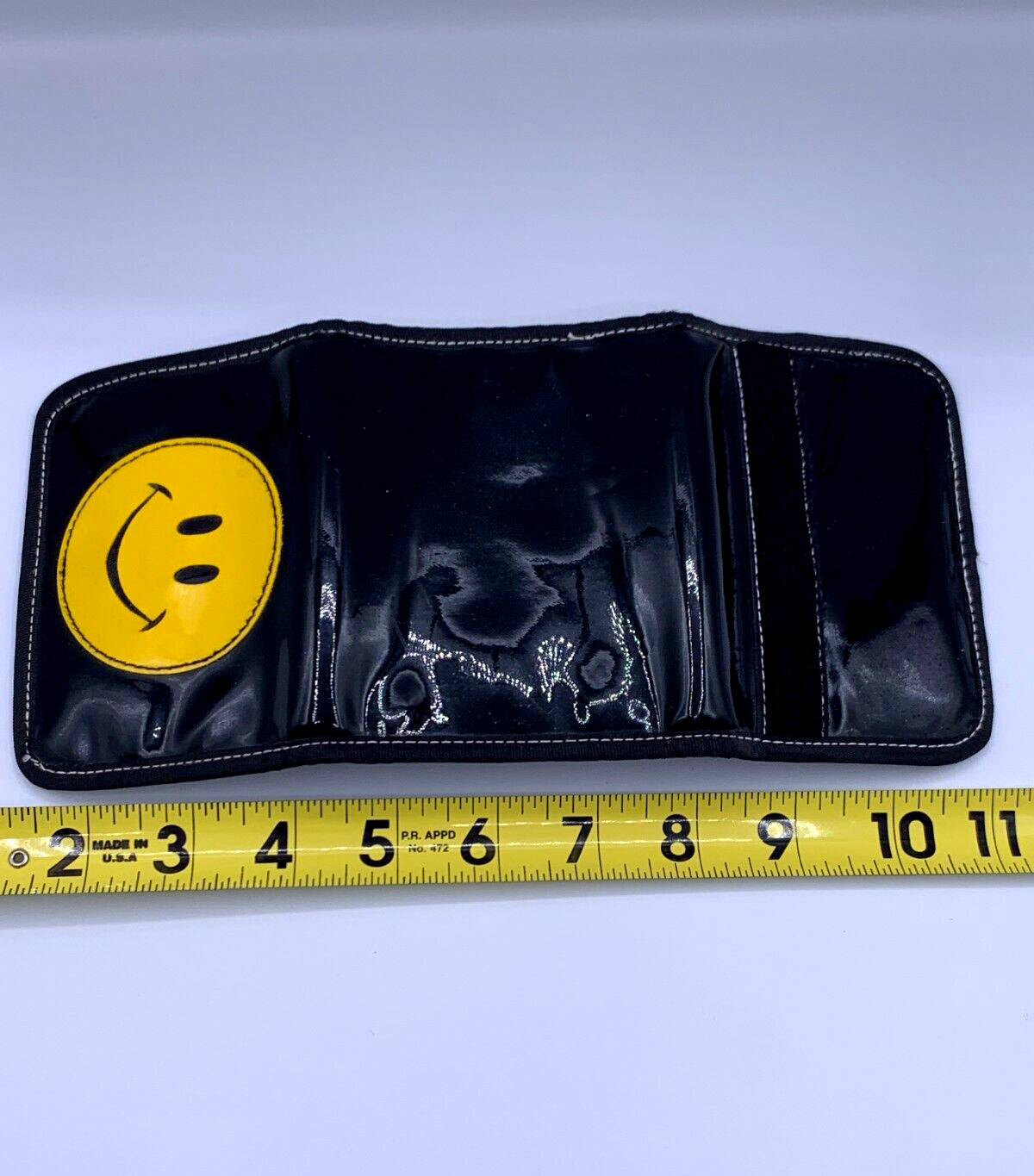 Vintage 90's Smiley Happy Face Vinyl Wallet - Gem
