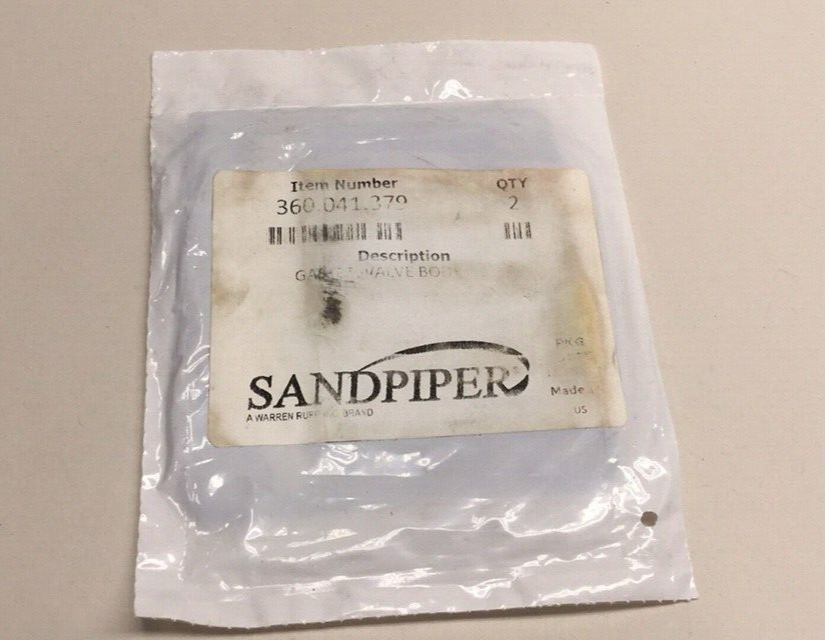 Sandpiper 360.041.379 Gasket Valve Body (Pack of 2) 360041379 | eBay