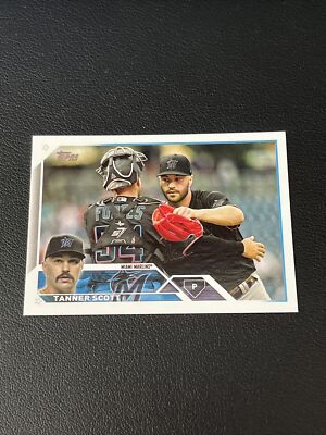 2023 Topps Base #18 Tanner Scott Miami Marlins | eBay