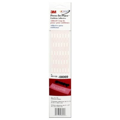 EMBLEM ADHESIVE/PRESS-N-PLACE 10pk MMM8069 Brand New! | eBay