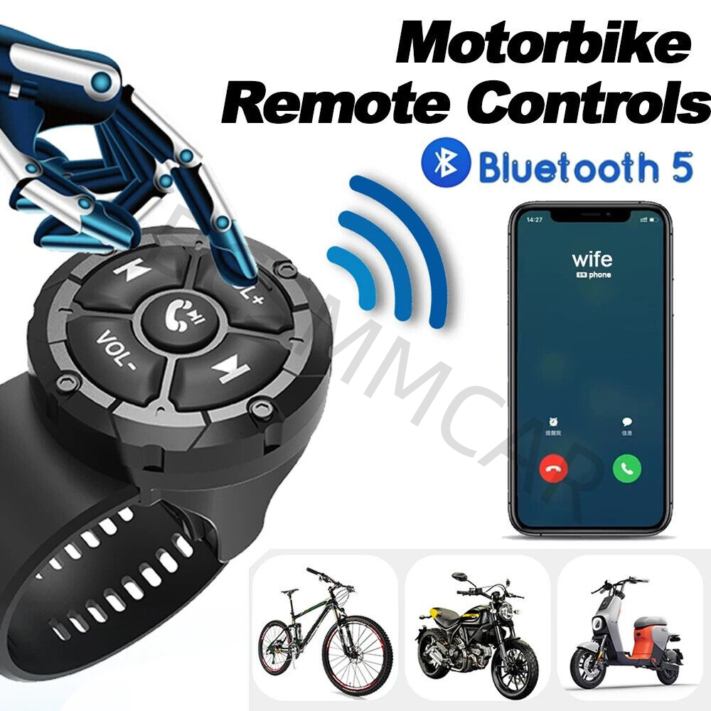 Wireless Bluetooth Remote Controller For Motorcycle Handlebar Car ...