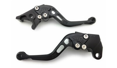 Full Black Short Brake Clutch levers Pair YAMAHA FAZER 600 FZ6S RJ07 ...