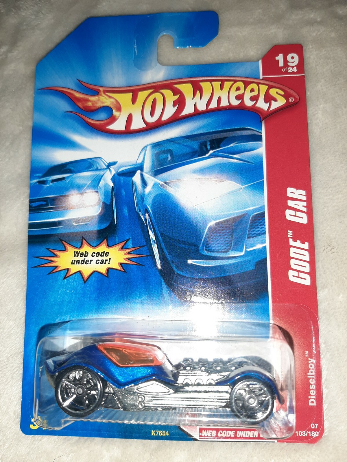 Hot Wheels Code Car, Dieselboy, Blue, 103/180 (B2) 27084599084| eBay