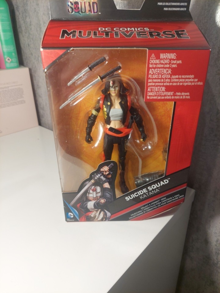 Mattel Dc Comics 6" Toy Action Figure Suicide Squad Katana New Rare ...