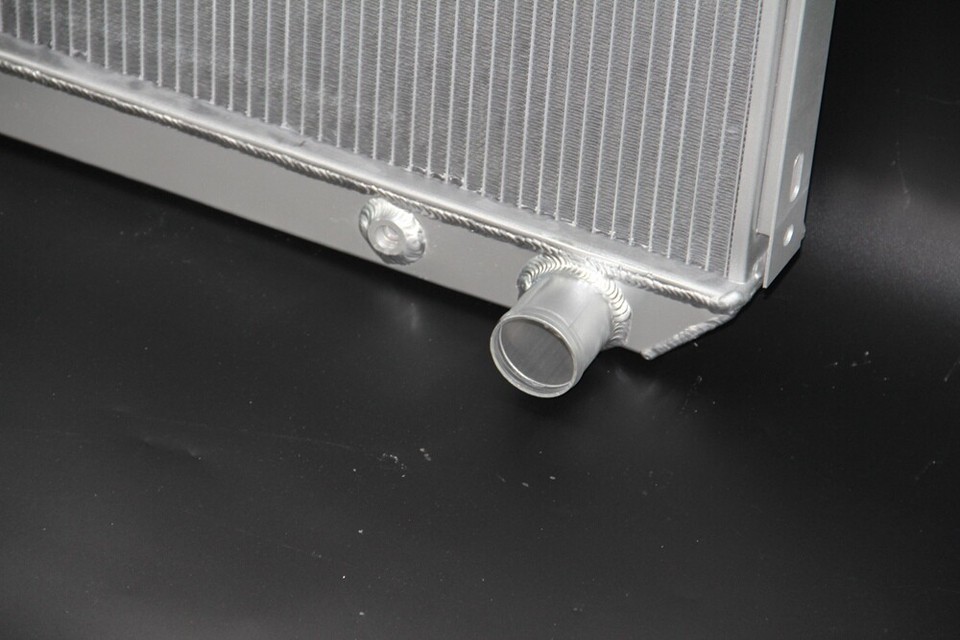 3 Row Aluminum Radiator 5056 Fit 55-57 Chevy Bel Air for 6 Cylinder ...