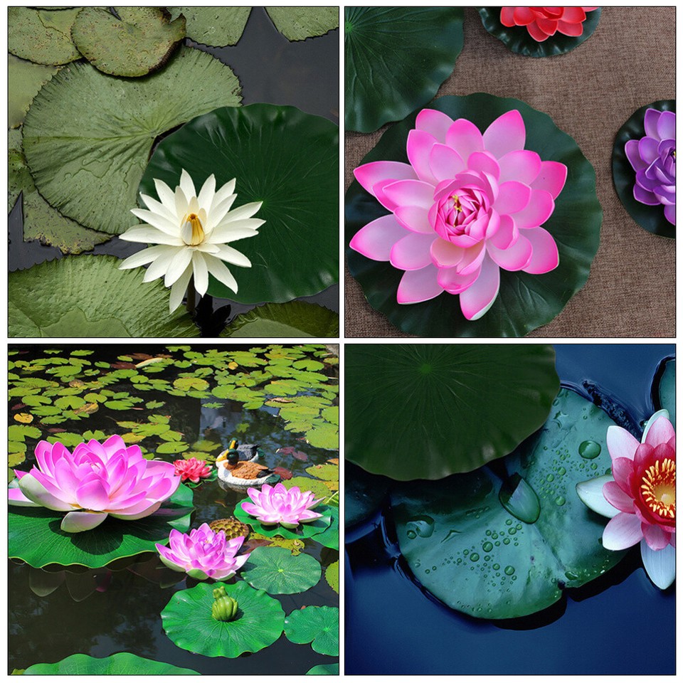 Floating Pond Decor Floating Lily Pads Pond Floating Plant Fountain ...