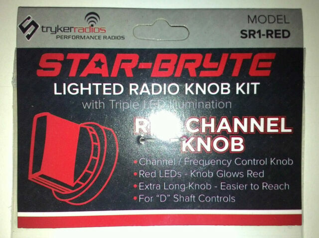 Stryker Star-bryte Sr1 Red LED Lighted Channel Knob Kit for sale online | eBay