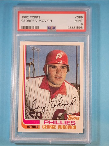 1982 Topps - George Vukovich #389 for sale online | eBay