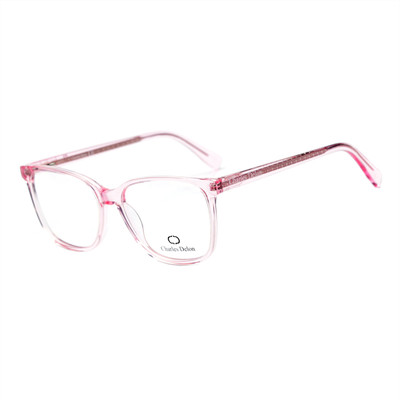 Eyeglasses Men or Womens Clear pink Frames Square 54 18 145 by Charles ...