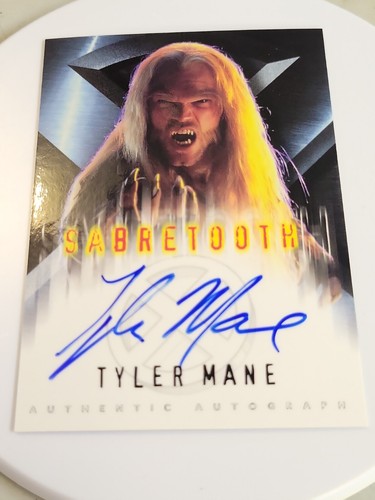 X-Men The Movie Tyler Mane as Sabretooth Autograph Card Topps 2000 | eBay